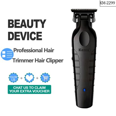 Kemei KM Men S Cordless Hair Clipper USB Rechargeable Electric Hair Clipper Zero Gap