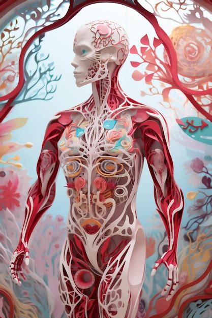 Premium Ai Image 3d Model Concept Of Endocrine System
