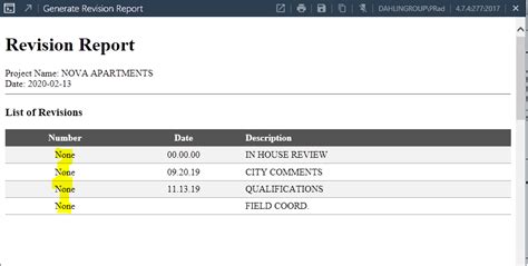 Missing Revision Number In Revision Report Tool · Issue 852