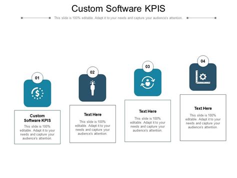 Custom Software KPIS Ppt PowerPoint Presentation Gallery Designs Download C
