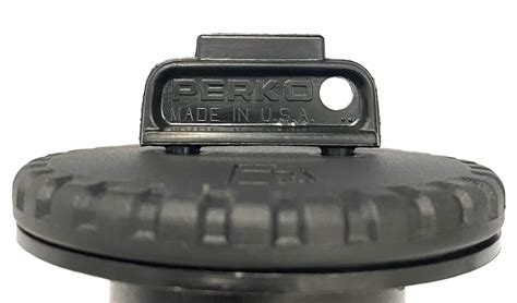 Perko Vented Gas Angled Deck Fill For 1 12 Hose Black 0542g00blk
