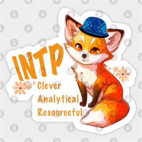 Intp Architect Fox Mbti Sticker Teepublic