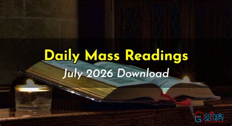 Download Mass Readings July 2026 Catholic Gallery