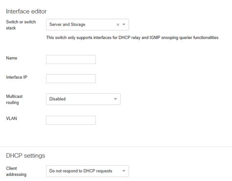 Routing And Dhcp The Meraki Community