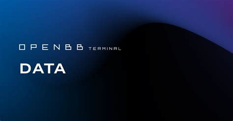 Data Openbb Terminal