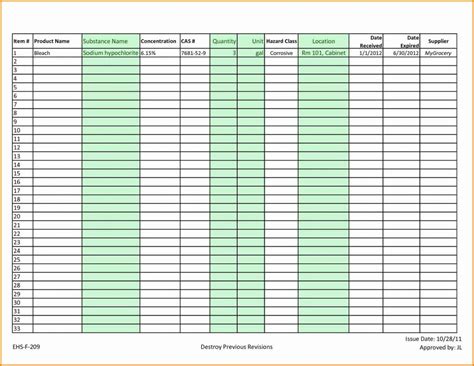 Sheet Stock Control Spreadsheet Template Free1 Inventory Withnt For