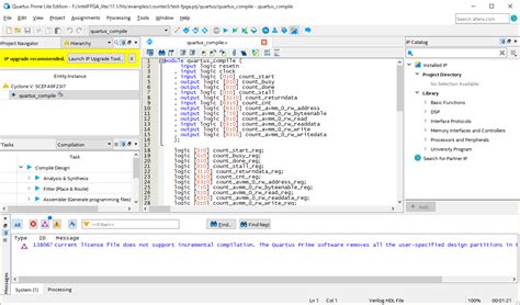 intel HLS コンパイラを試してみる6counter cpp のコードを変更した FPGAの部屋