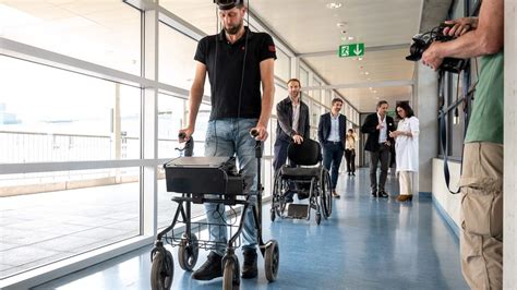 Paralysed Man Walks With The Help Of Brain Implant The Hindu