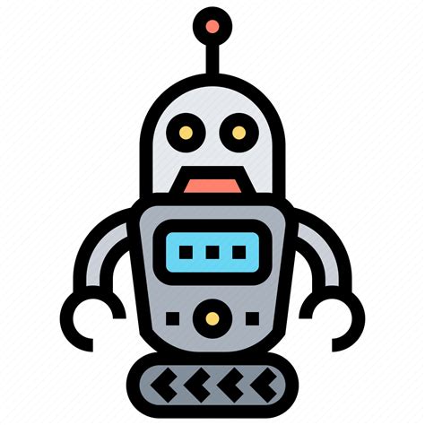 Artificial Automaton Cyborg Robotic Technology Icon Download On