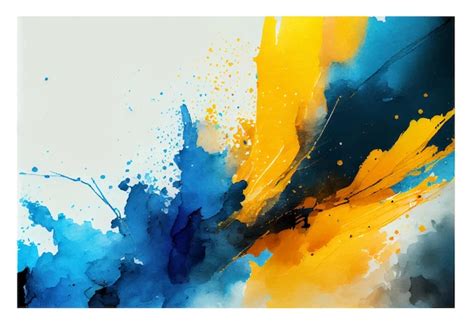 Premium Vector Background In The Colors Of The Ukrainian Flag Yellow