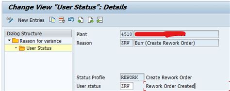 Rework Order Creation For Specific Reason Using Trigger Point Erp Qanda