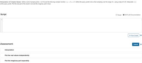 Solved Interpolation Of Complex Values Define A Set Of
