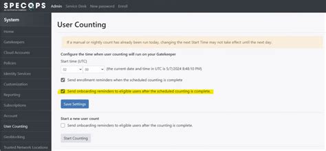 Configuring The Initial Password For Remote Onboarding