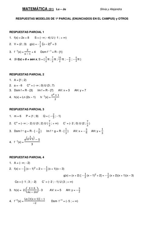 Rtas parciales pensamiento cientifico UBA MATEMÁTICA 51 Lu Ju