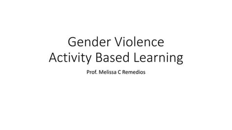 Gender Violencepptx