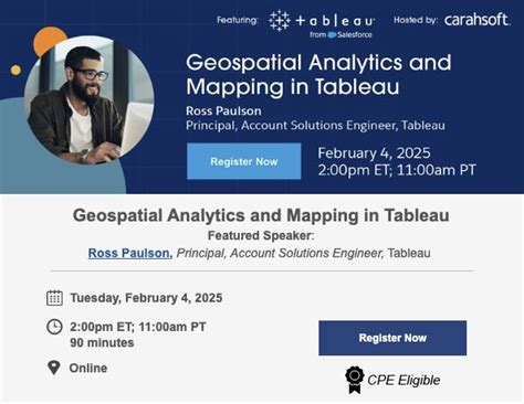 Tableau Geospatial Ross Paulson
