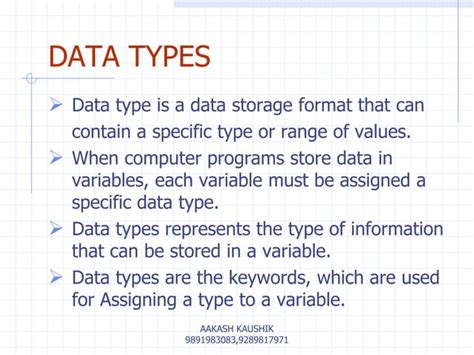 C Programming Unit 3 Variablesdata Types Ppt C Programming Unit 3 Variablesdata Types Ppt