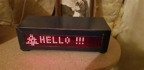 Iot Smart Clock Dot Matrix Use Wemos Esp8266 Esp Matrix 12 Steps