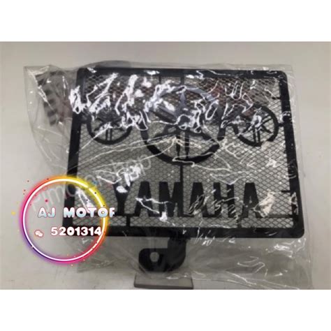 Yamaha Lc135 Lc V2 V7 Coolant Net Alloy Engine Cover Carbon Radiator Tangki Air Tank Body Set