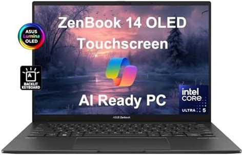 Amazon Com Asus Zenbook 14 OLED 14 WUXGA Touch Screen Laptop Intel Core Ultra 5 125H With