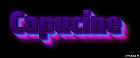 Capucine Text Effect And Logo Design Name Textstudio