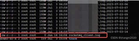 Rocketmq客户端日志过大造成磁盘使用率占用过高rocketmqlogs Csdn博客