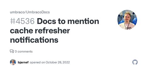 Docs To Mention Cache Refresher Notifications Issue 4536 Umbraco