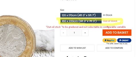 magento2 magento 2 out of stock not selectable option magento