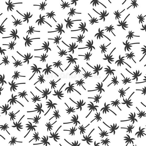 Seamless Palm Tree Pattern Texture Palm Tree Print Vector Stock Vector Illustration Of Hawaii