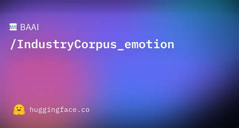 Readme Zh Md Baai Industrycorpus Emotion At Main