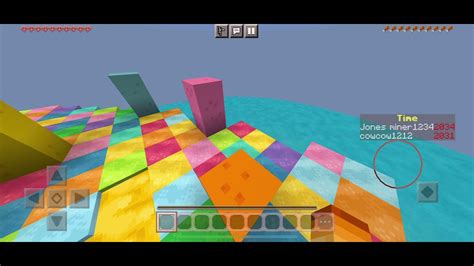 Minecraft螺旋跑酷塔和朋友比賽 YouTube