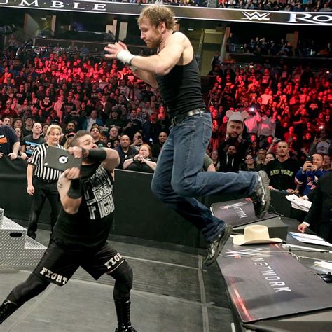 Royal Rumble 2016 Intercontinental Champion Dean Ambrose Vs Kevin