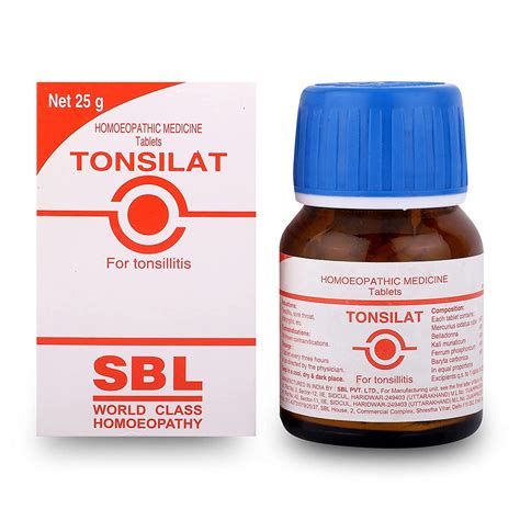 Sbl Tonsilat Tablet 25g Pushmycart