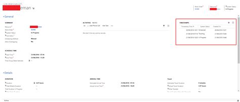 Unable To Change The System Status On A Work Order Schedule To Completed Dayman Dynamics