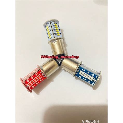 Jual Lampu Led Rem Stop Bayonet 30 Mata Kedip Mobil Motor Kaki 2 Dc 12v