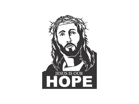 Jesus Svg Dxf Png Jesus Christ Clipart Catholic Lord Etsy
