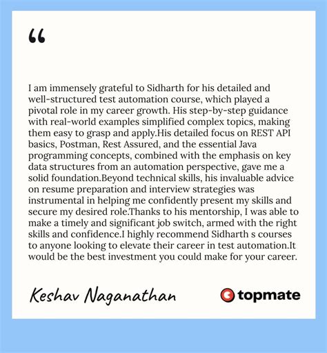 sidharth shukla on linkedin sidpost testing career sdet