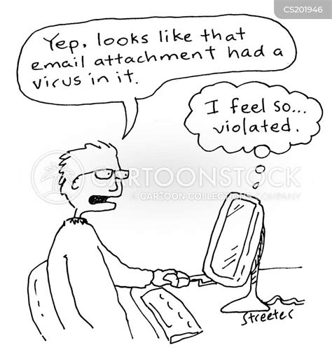 Email Attachment Cartoons And Comics Funny Pictures From Cartoonstock