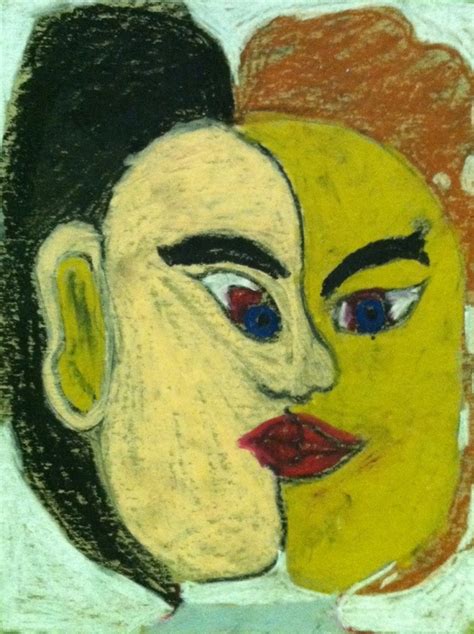Drawing Two Faced Picasso Nathalie Hall Art Design Educator