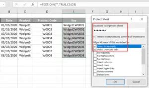 Hide Excel Formulas And Lock Cells To Avoid Editing