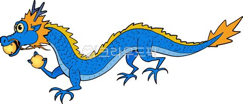 용 푸른용 청룡 용그림 용띠 사진 이미지 일러스트 캘리그라피 월붓작가