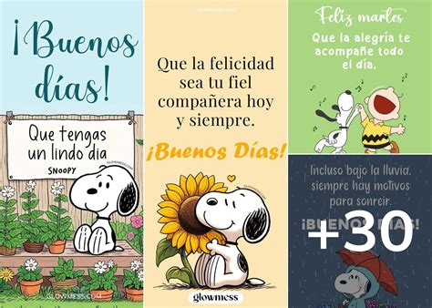 Frases de buenos días Snoopy para iniciar el día con alegría