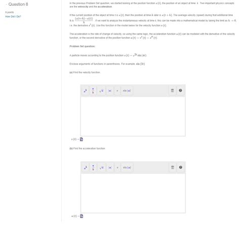 solved question 8 in the previous problem set question we