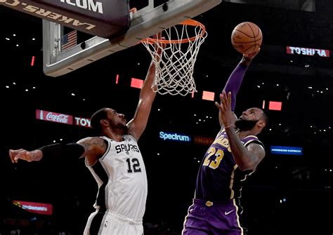 Lebron James With The Los Angeles Lakers