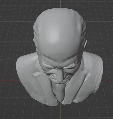 Robert Anson Heinlein D Model D Printable CGTrader