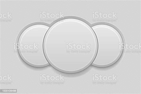 라운드 콤보 버튼입니다 빈 인터페이스 3d 아이콘 3차원 형태에 대한 스톡 벡터 아트 및 기타 이미지 3차원 형태 공란