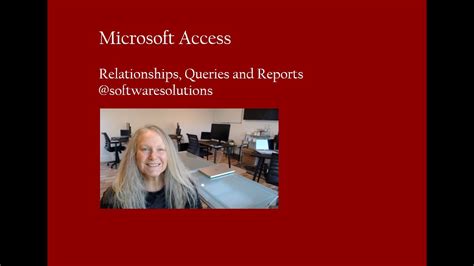 Microsoft Access Video Printing Relationships YouTube