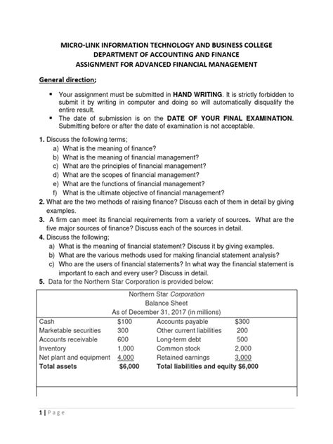 fm asmt pdf leverage finance cost of capital