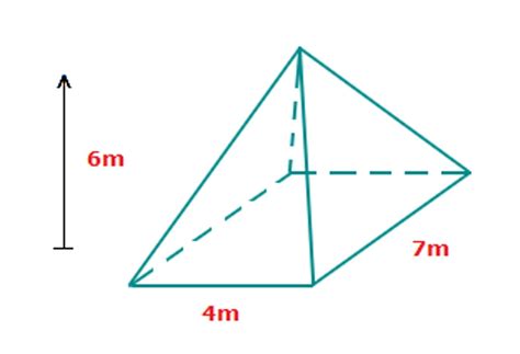 Volume Of A Rectangular Based Pyramid