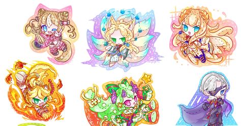 E7art E7 Chibi Doll 41 50 裂空之宇fishのイラスト Pixiv